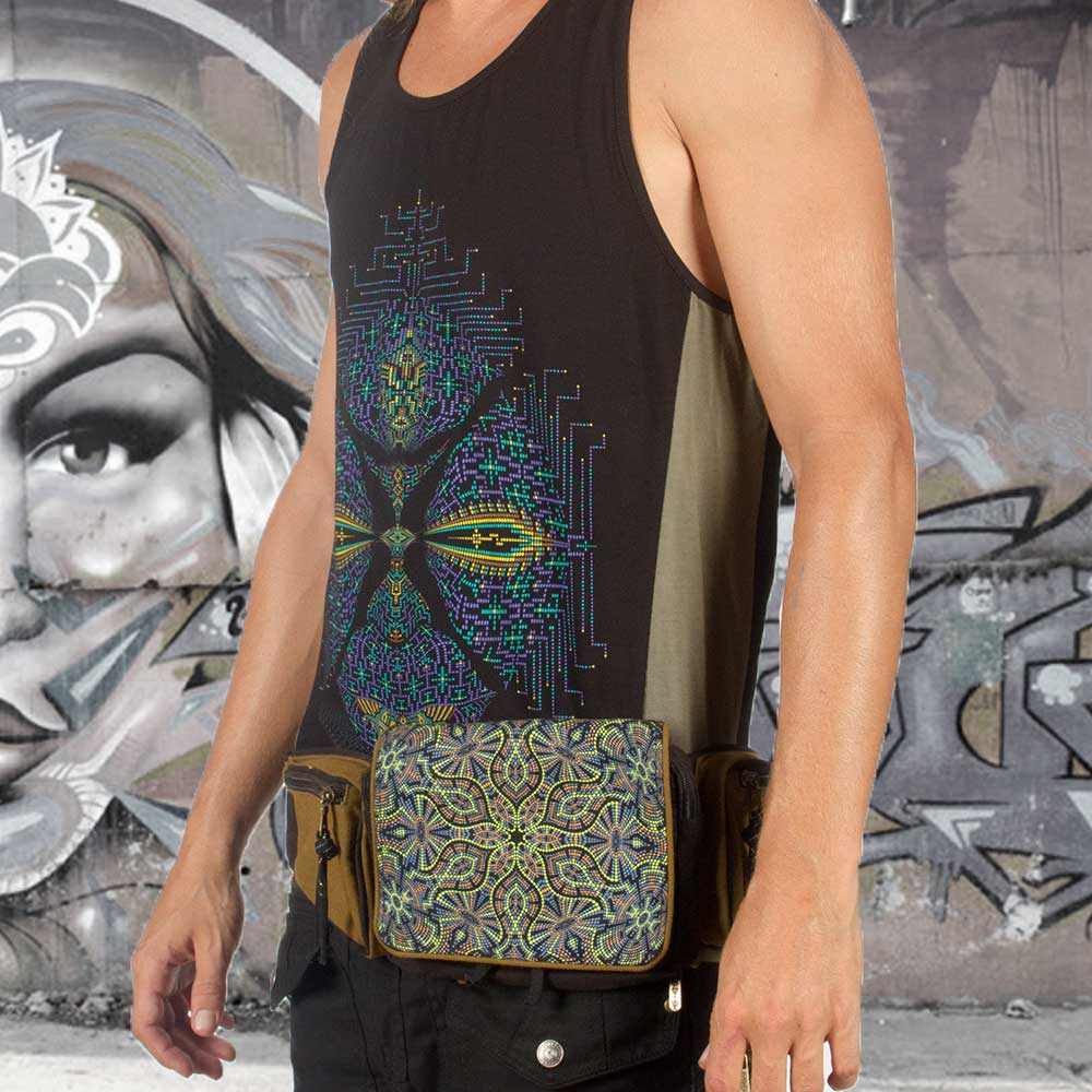 Psychedelic Festival Clothing Pocket Belt Backpacks Bags and ...
