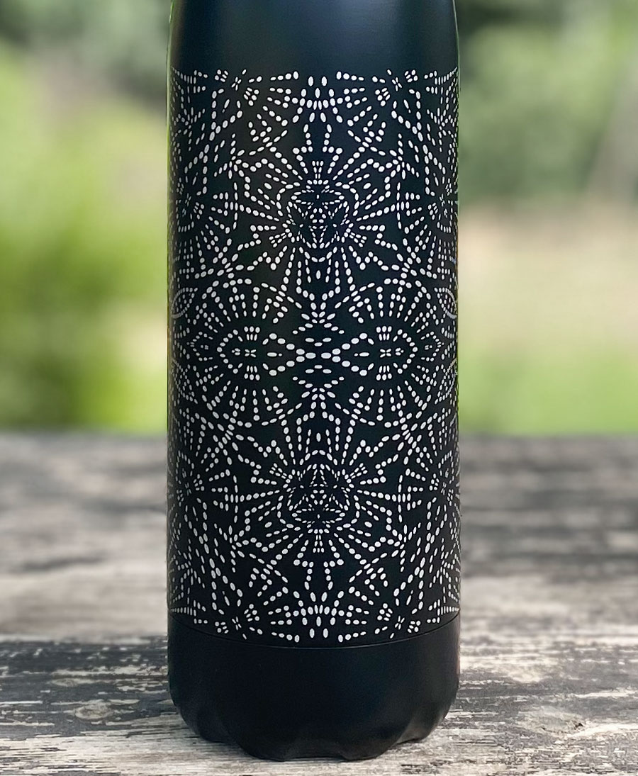 750ml Water Bottle Stainless Steel Sacred Geometry